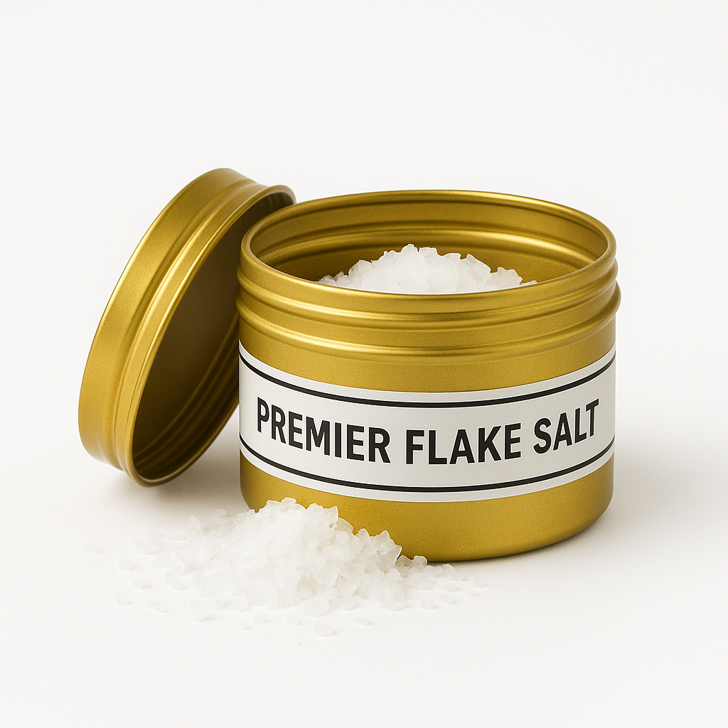 Premier Flake Salt 8oz – Texas Star Grill Shop