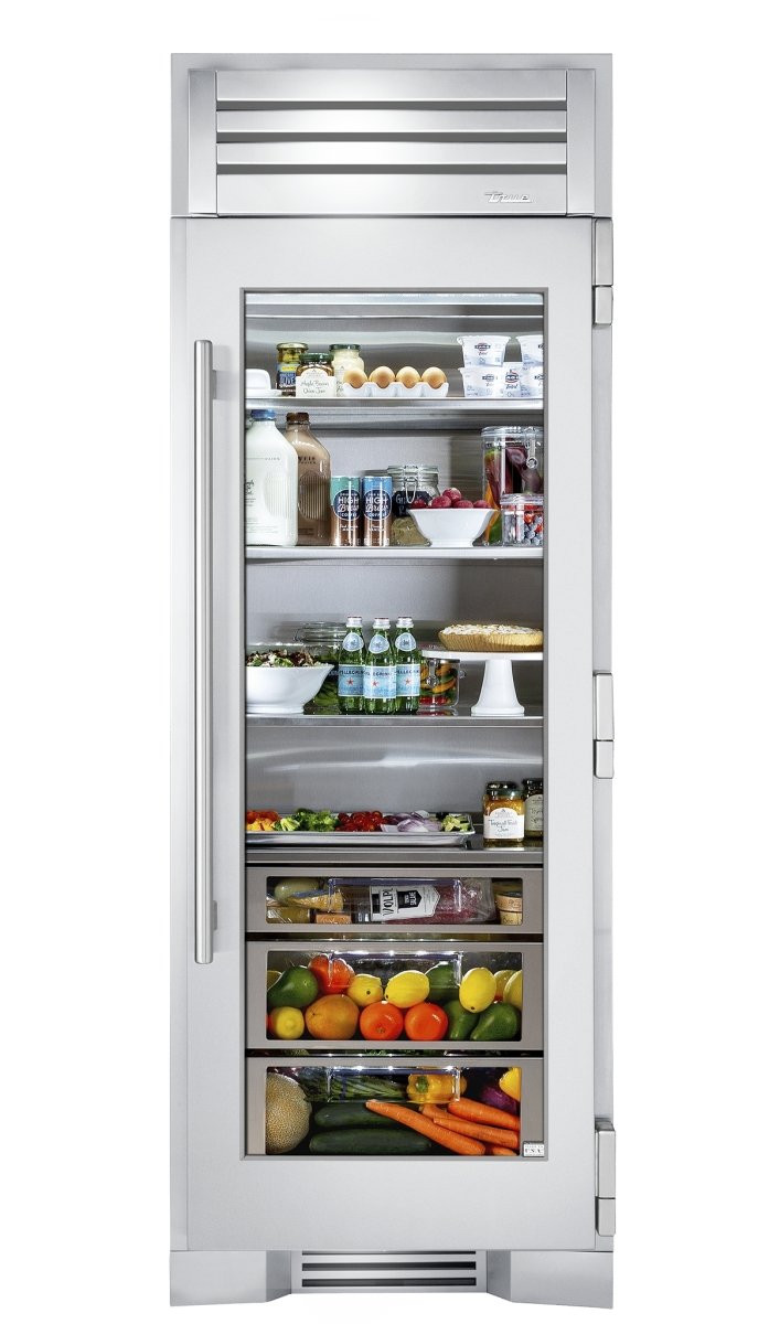 Clear front fridge store
